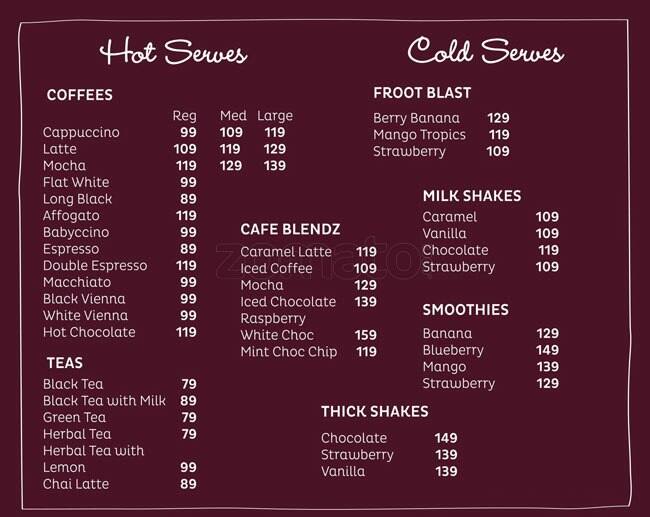 Muffin Break Menu, Menu for Muffin Break, Sector 15, Gurgaon - Zomato